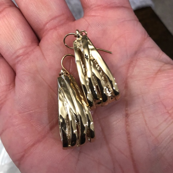 Jewelry | Gold Dangle Cluster Loop Earrings | Poshmark